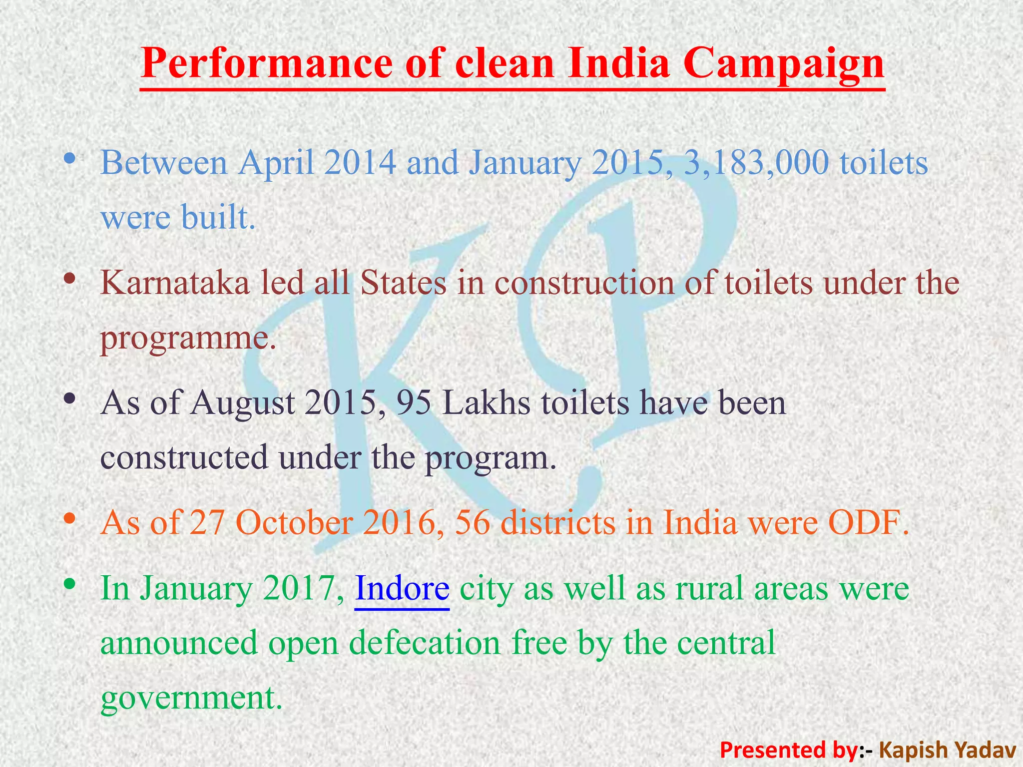 Clean India Campaign | PPTX