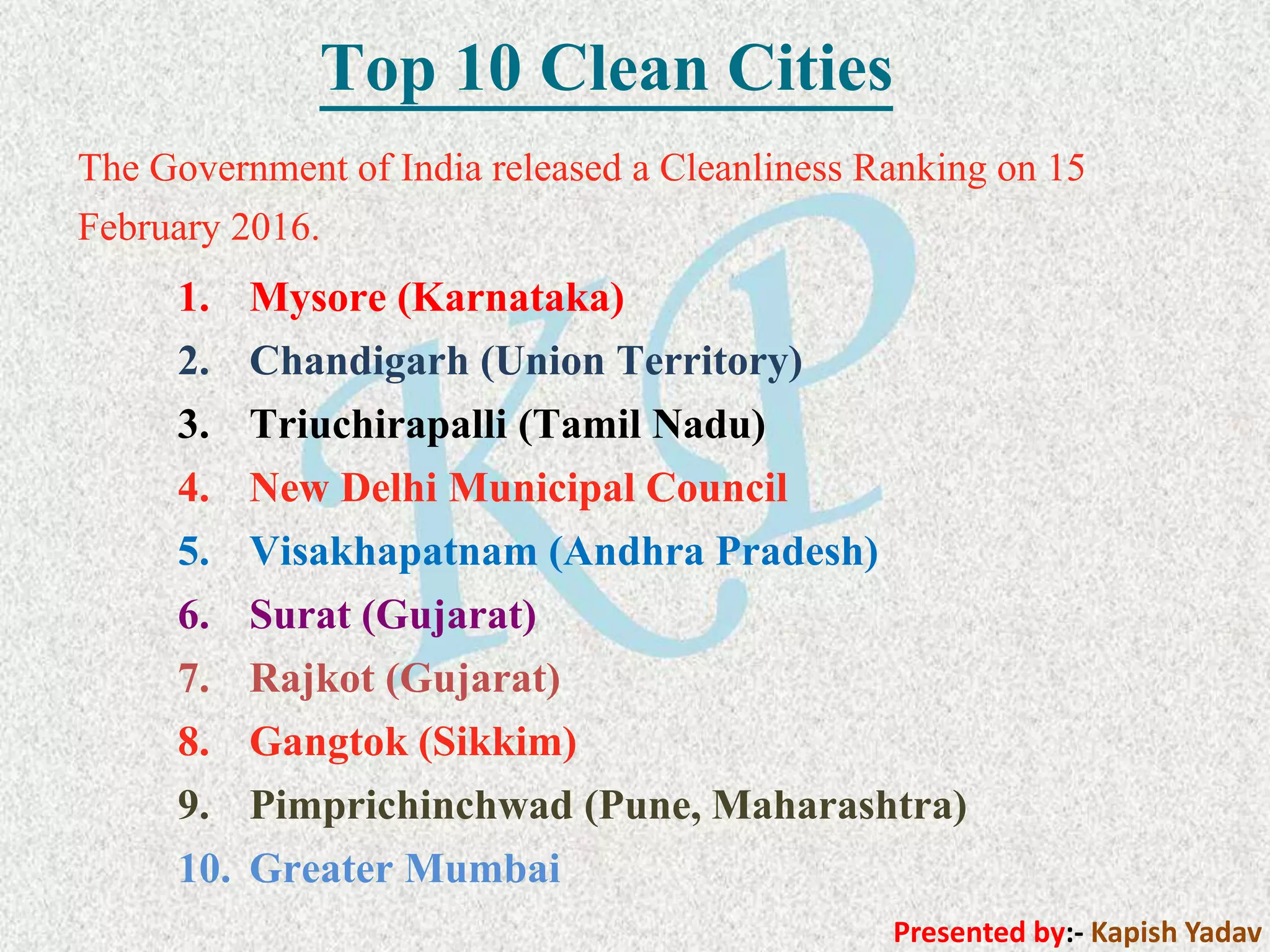 Clean India Campaign | PPTX