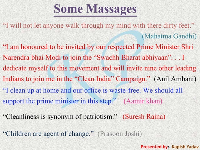 Clean India Campaign | PPTX