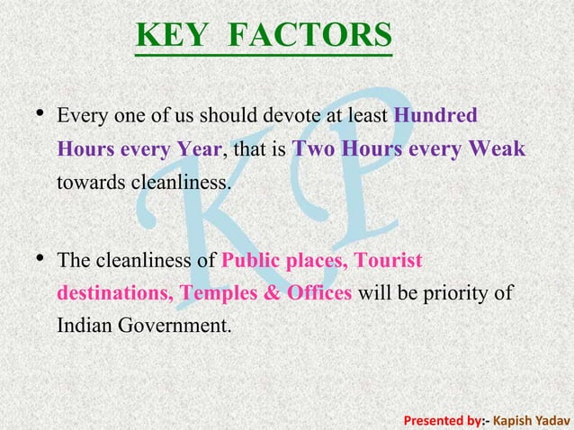 Clean India Campaign | PPTX