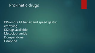 Kp emitics & antiemetics | PPT