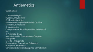 Kp emitics & antiemetics | PPT