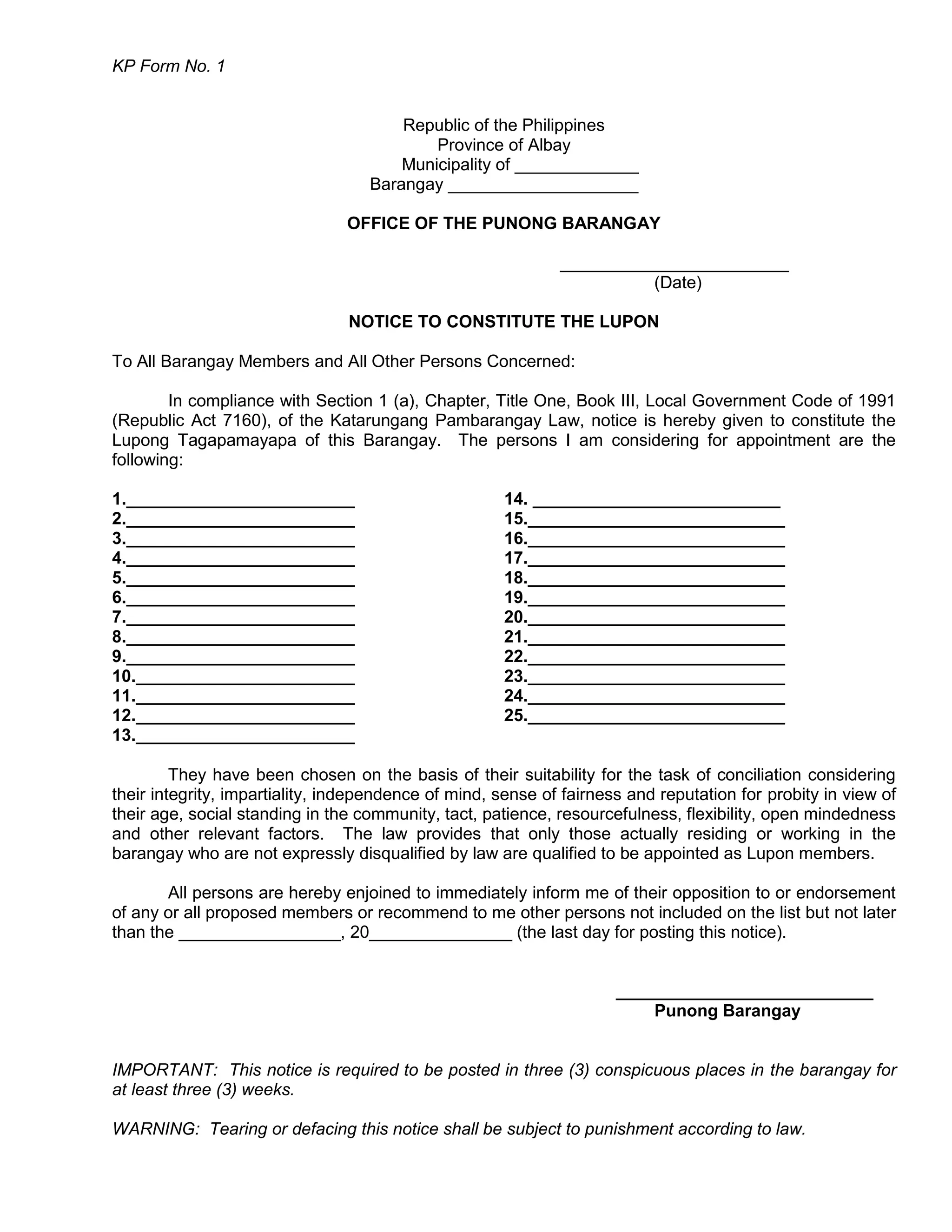 Katarungang pambarangay forms-uses and applications | PDF