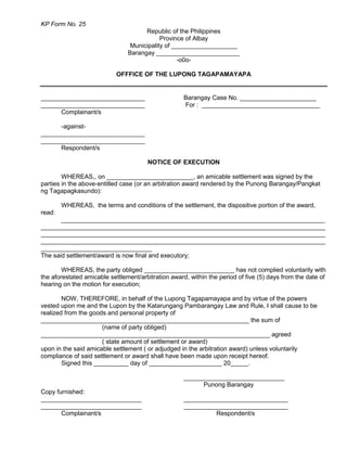 Katarungang pambarangay forms-uses and applications | PDF