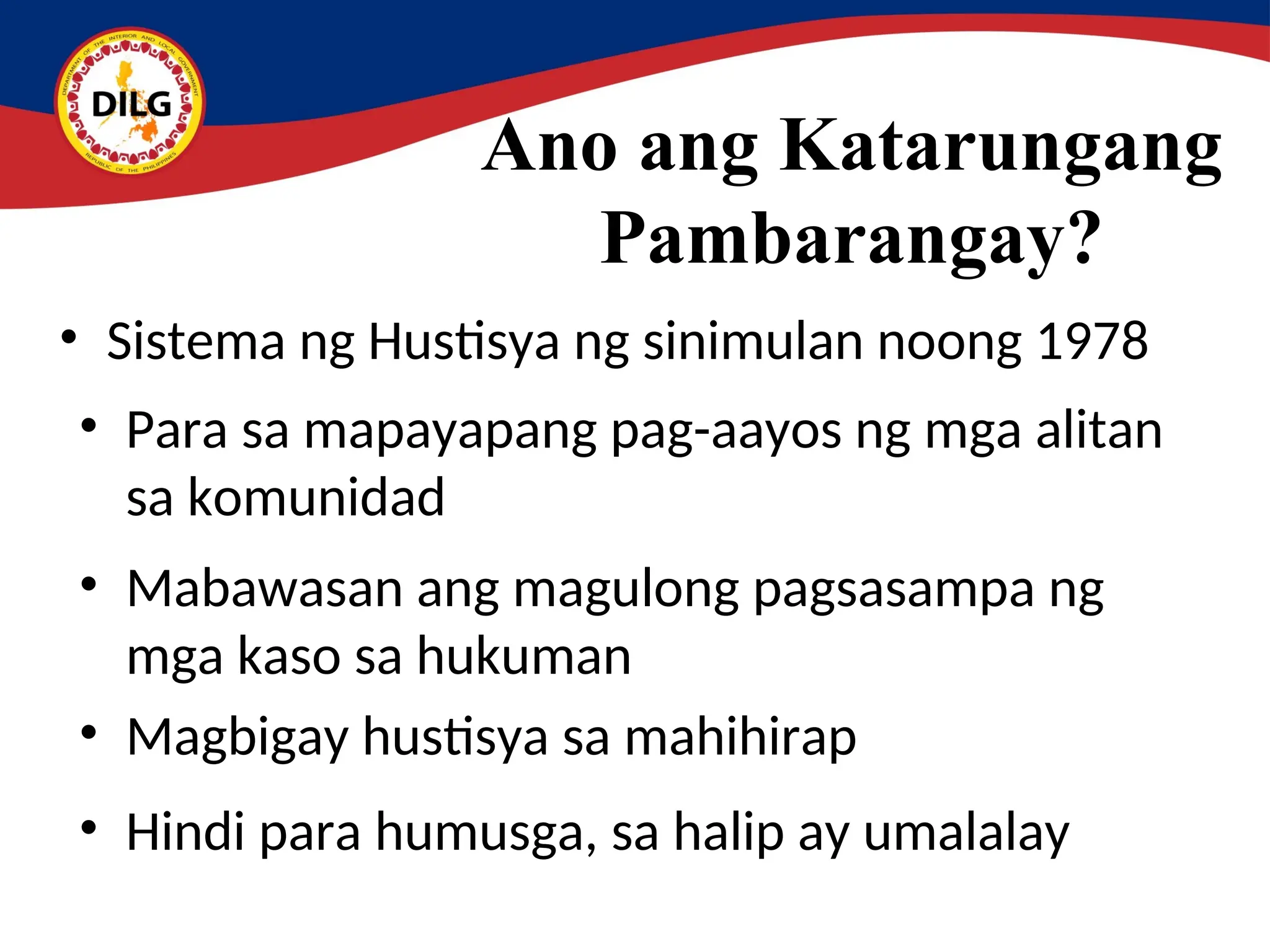 Katarungng Pambarangay Enhancement Training | PPT