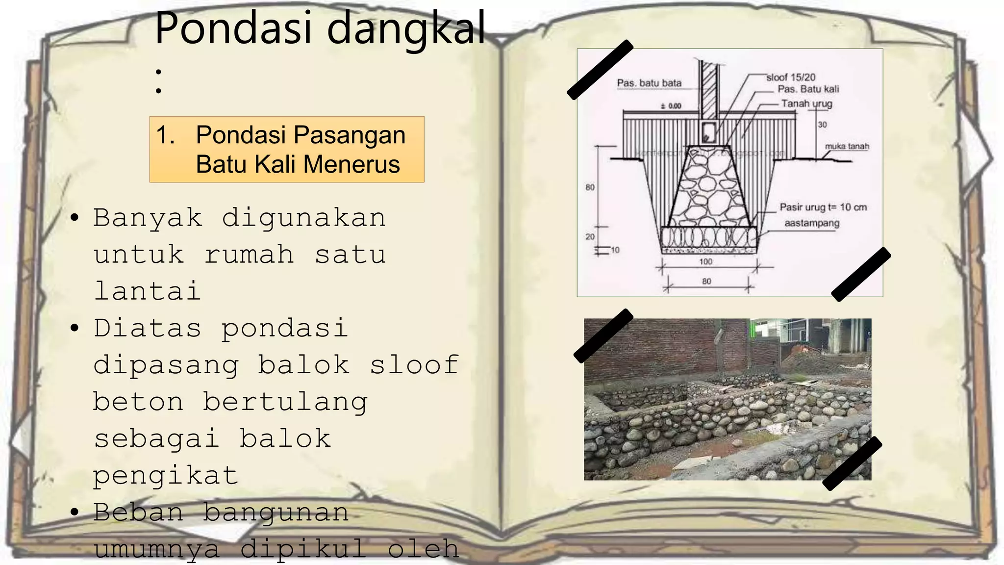 Kompetensi Pembelajaran - PPT pondasi dangkal dan pondasi dalam | PPTX