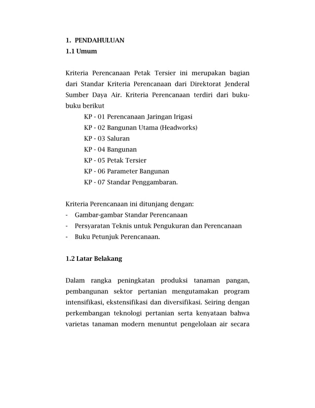 Kp 05 2010 petak tersier | PDF