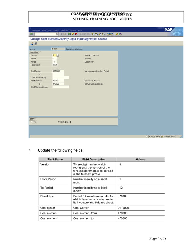 Kp06 Primary Cost Planning | DOC