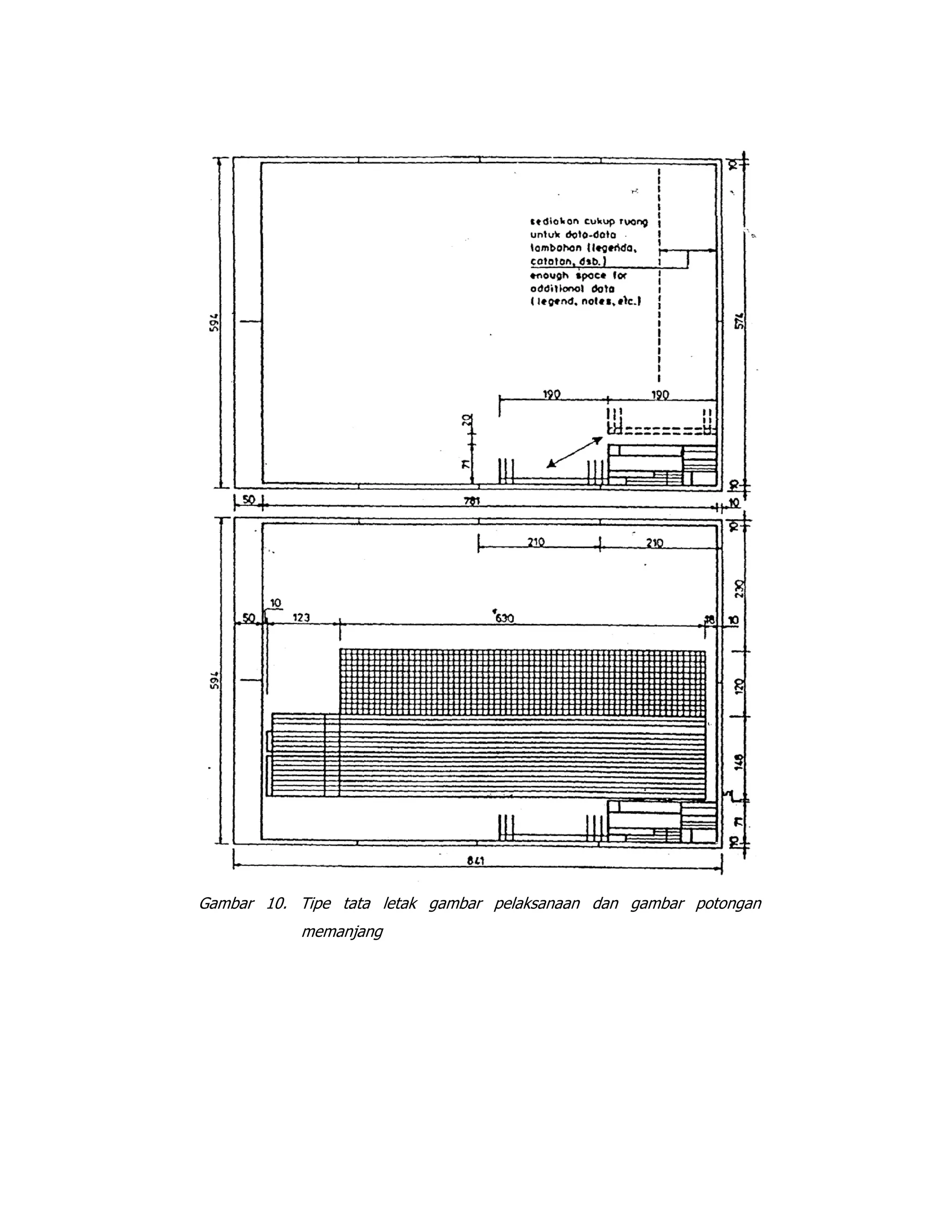 Kp 07 2010 standar penggambaran | PDF