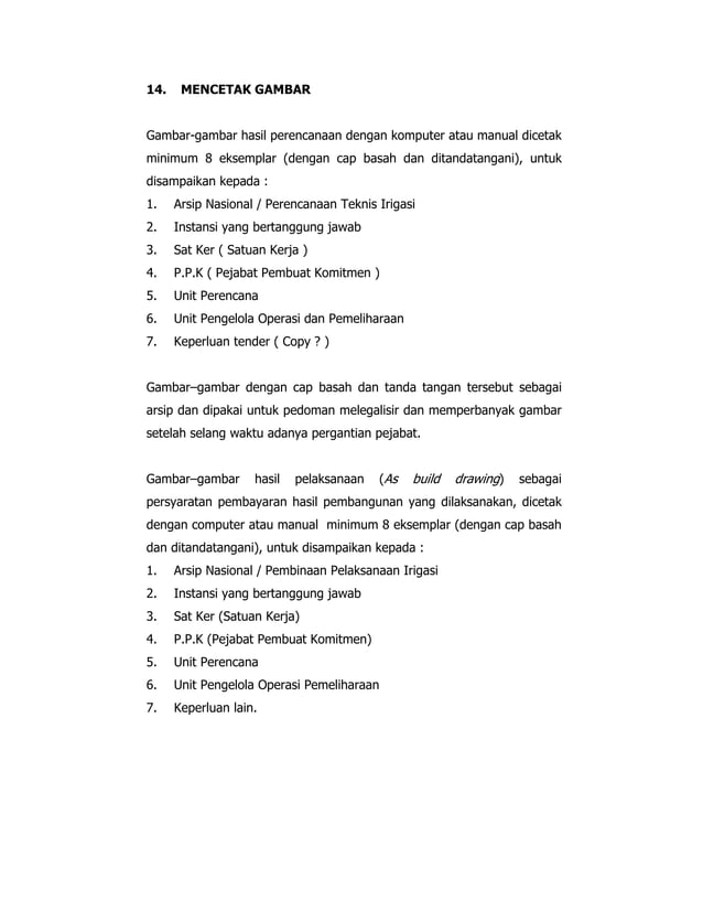 Kp 07 2010 standar penggambaran | PDF