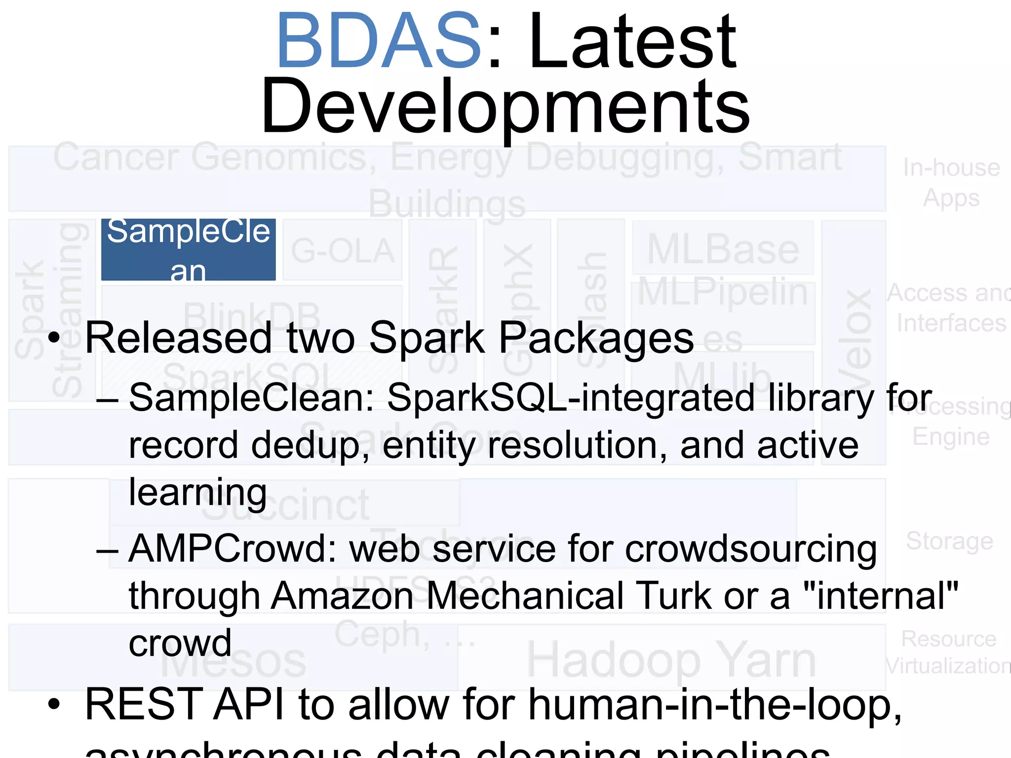 What’s New in the Berkeley Data Analytics Stack | PPTX