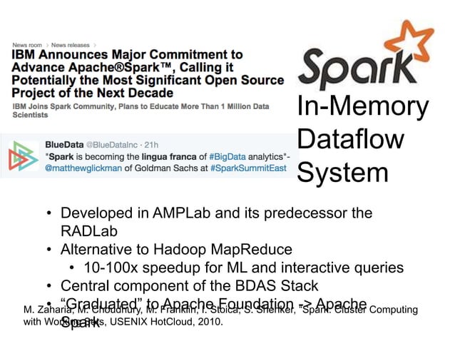 What’s New in the Berkeley Data Analytics Stack | PPTX | Databases | Computer Software and ...