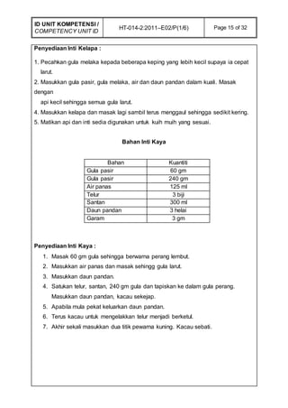 nota roti dan roll (1) | PDF