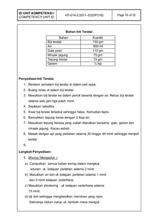 nota roti dan roll (1) | PDF
