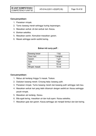 nota roti dan roll (1) | PDF