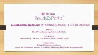 KloudPortal: Best Solution for Data Operation Services in the USA | PPT