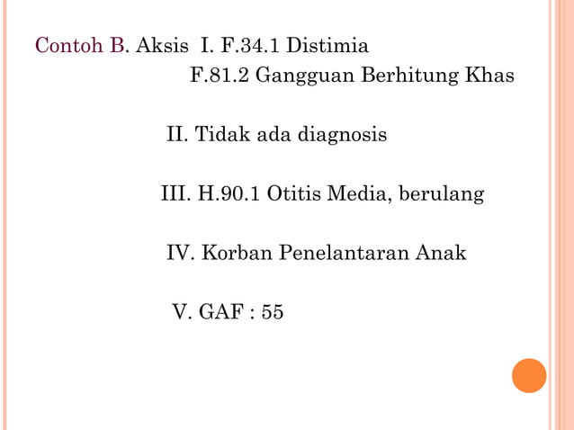 Kp 3.1.25 diagnosis multiaksial | PPT