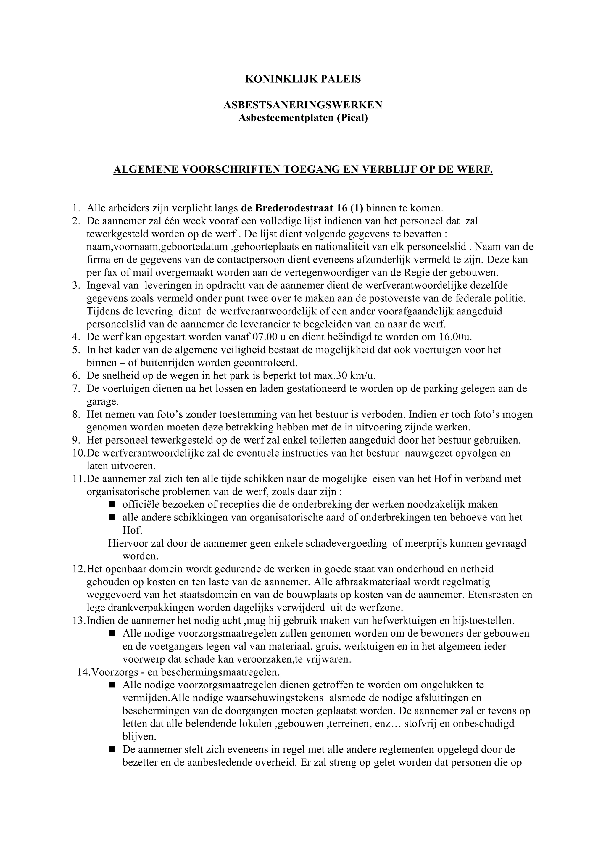 Koninklijke lift bevat asbest | PDF