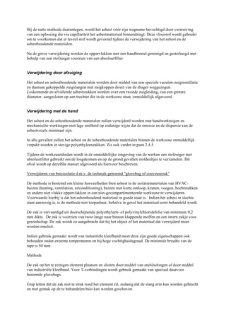 Koninklijke lift bevat asbest | PDF