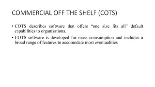 KPASIME MEKENZE -TYPES OF SOFTWARE (COTS) AND BESPOKE.pptx