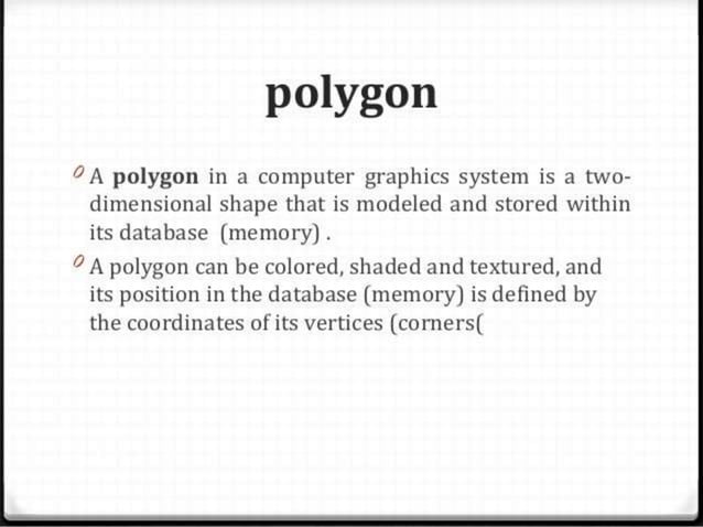#KPC #CST #Polygon Fill | PPT