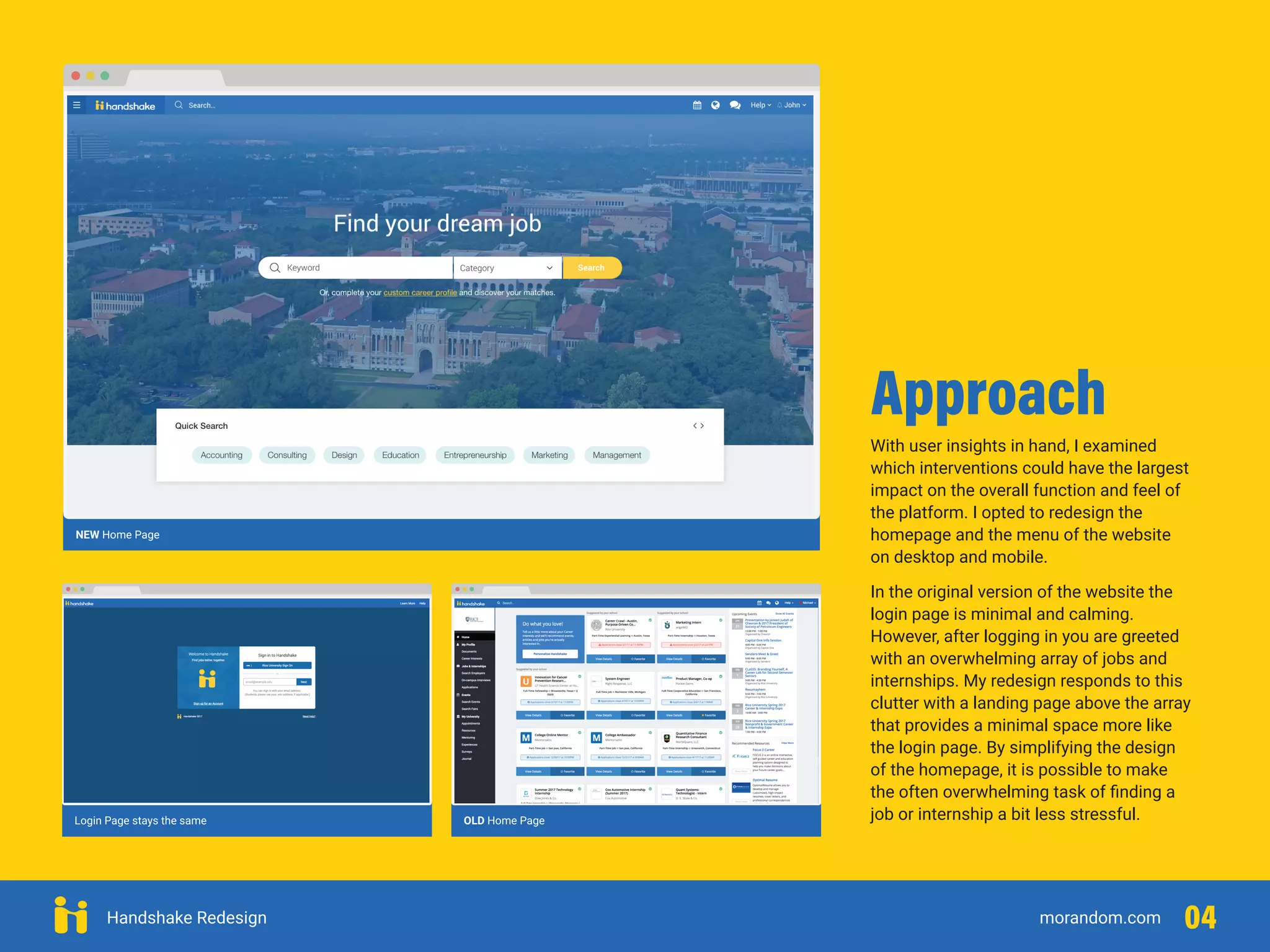 Handshake Mobile Redesign | PDF