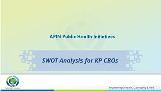 SWOT Analysis of KP Community Based Organisations | PPTX