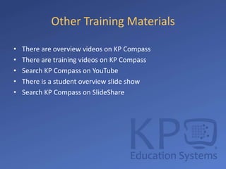 KP Compass Demo Instructions | PPTX