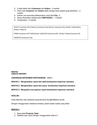 Kpd 301 queries, macros and report using dbms | PDF