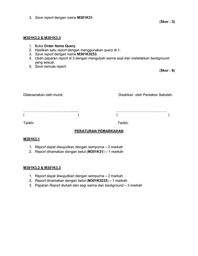 Kpd 301 queries, macros and report using dbms | PDF