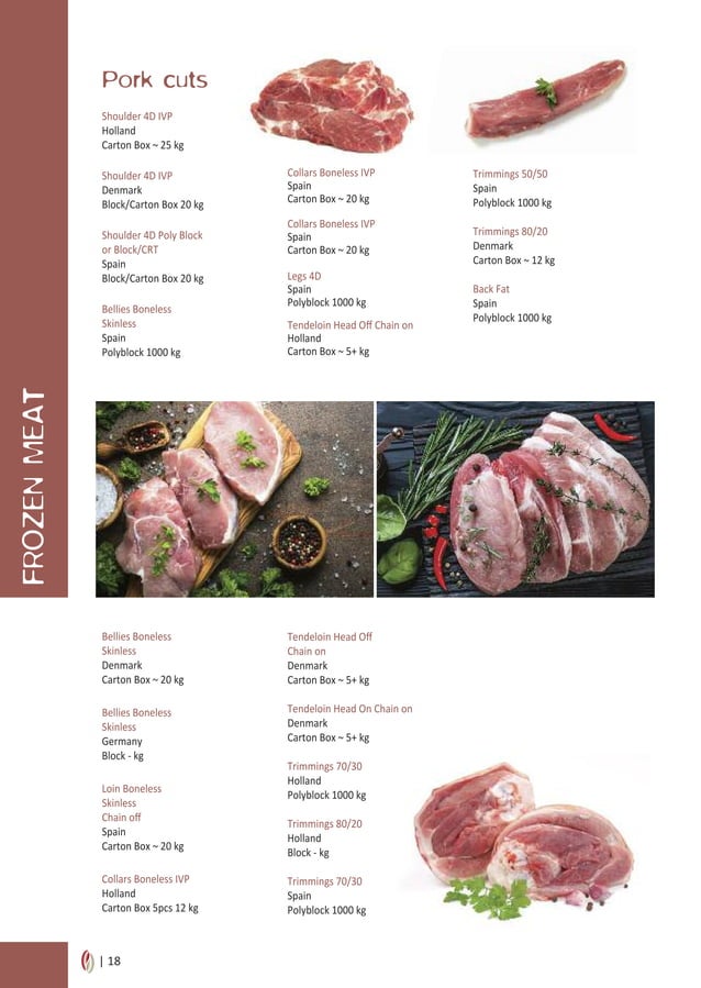 Food Service & Raw Materials Catalogue 2019 | PDF