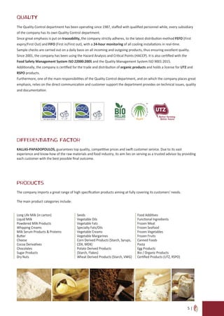 Food Service & Raw Materials Catalogue 2019 | PDF