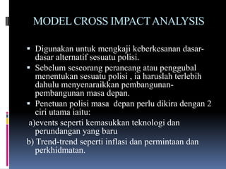 cross impact analysis | PPT