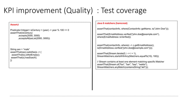 Kpi driven-java-development-fn conf | PPT