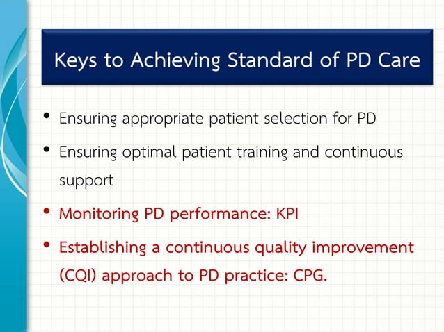 Kpi guidelines pd quality 2016-final | PDF
