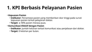 KPI-PRWT dan Dokter di rumah sakit kelas D.pptx