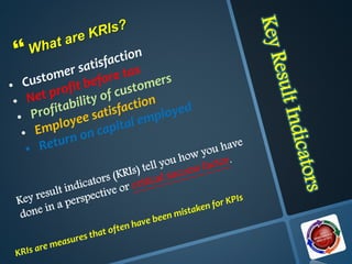 KEY PERFORMANCE INDICATOR REPORTING | PPT