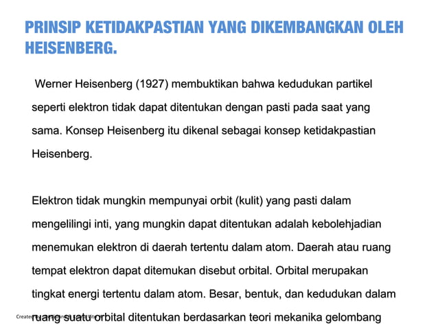 Dasar Teori Quantum Dan Model Atom | PPT