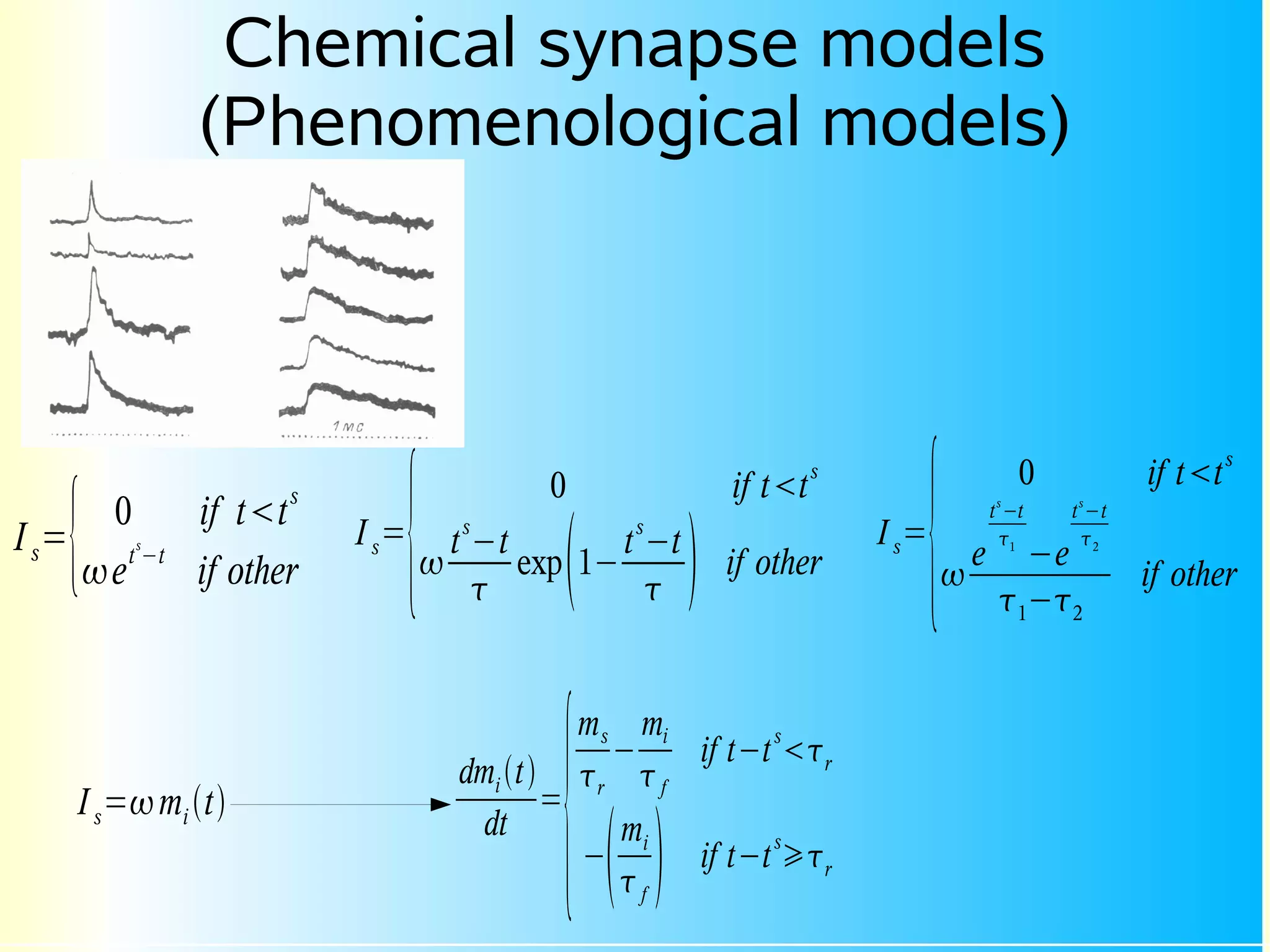 Introduction to Modern Methods and Tools for Biologically Plausible Modelling of Neural ...