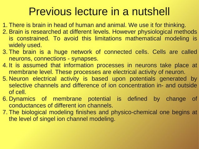Introduction To Modern Methods And Tools For Biologically Plausible