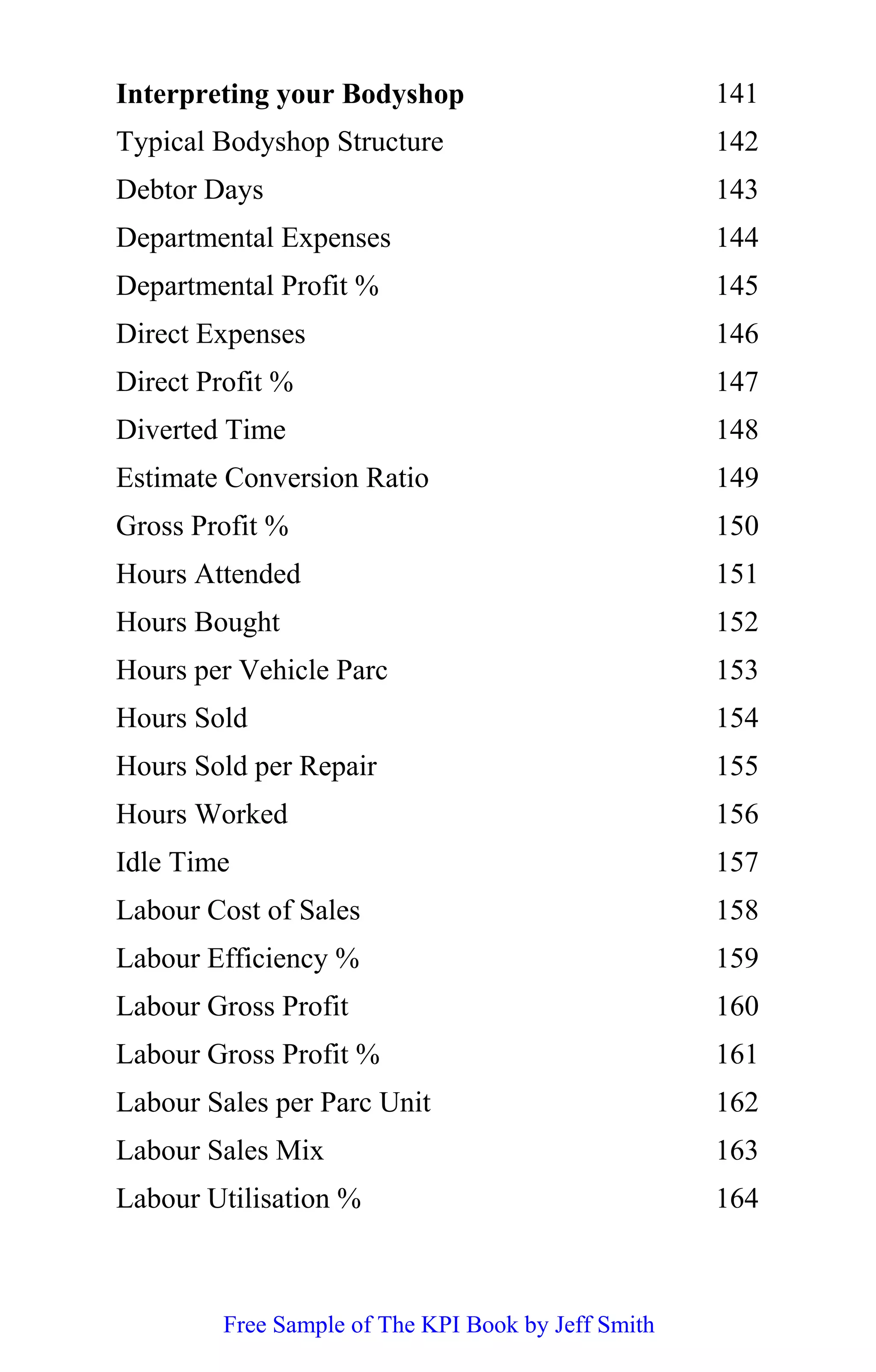 Kpi book sample | PDF