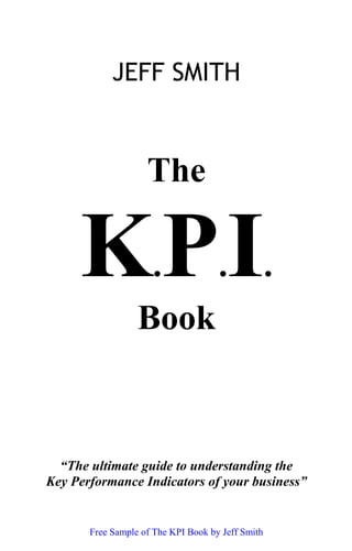 Kpi book sample | PDF | Desktop Publishing | Computer Software and ...