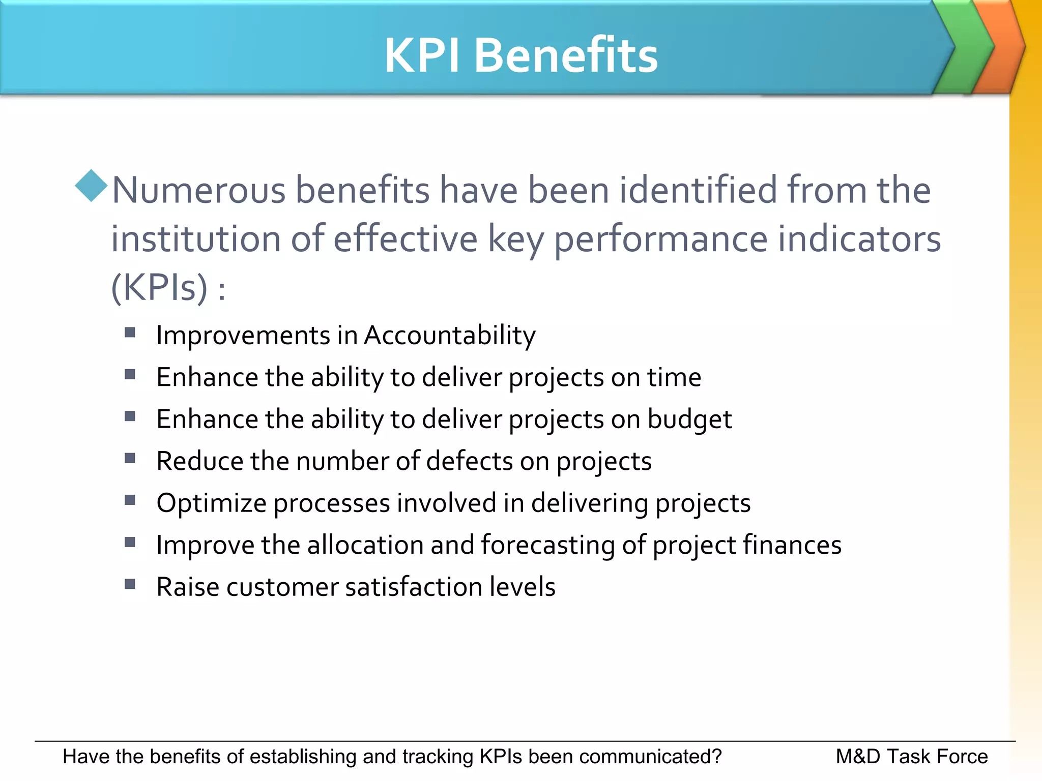 Enterprise KPI Development Process | PPT