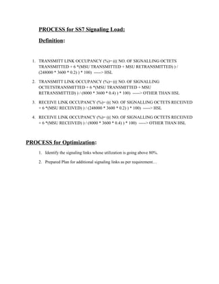 Telecom KPIs definitions | DOC