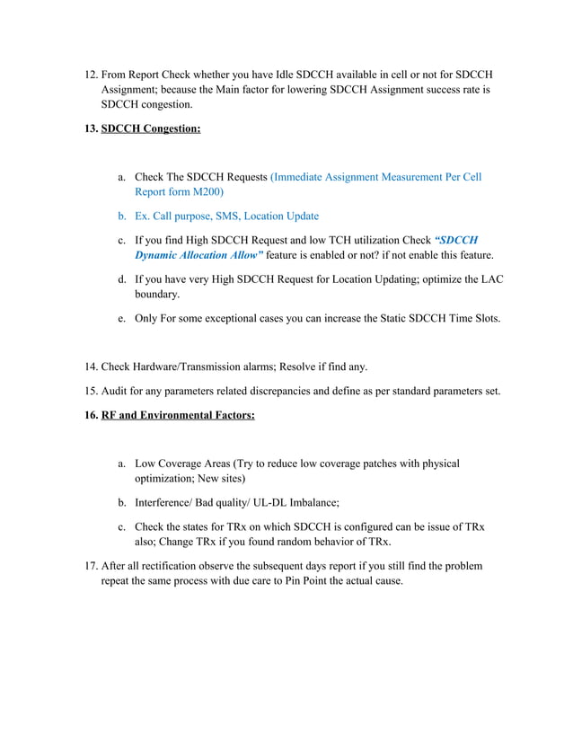 Telecom KPIs definitions | DOC