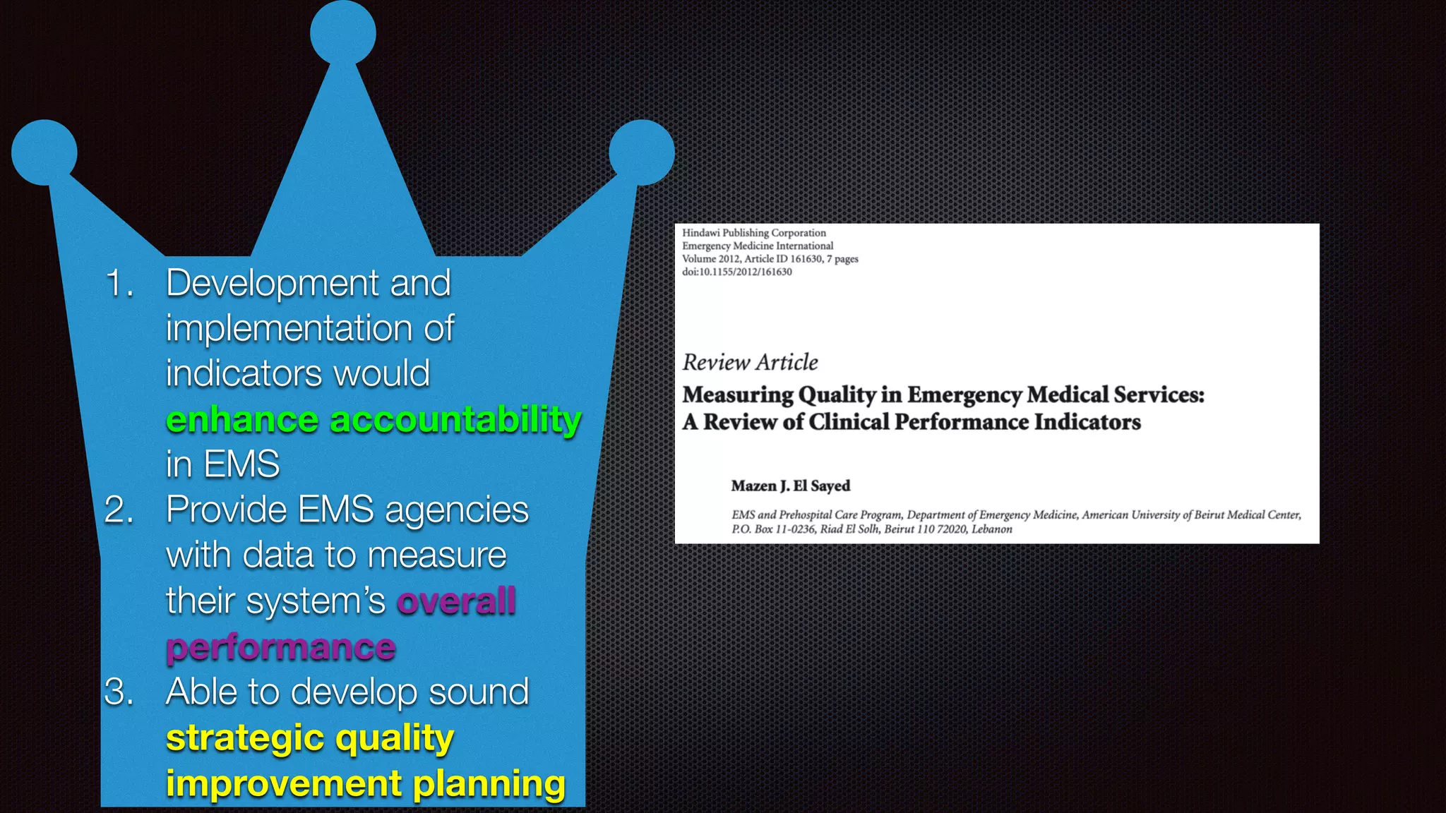 Key Performance Indices ( KPI ) Ambulances @ ni ems 2020 | PDF