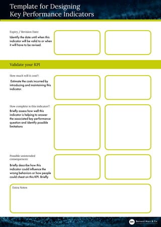 Kpi indicators template | PDF