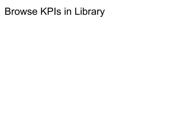 KPI Library Overview | PPT