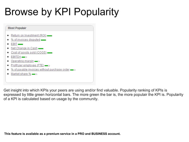 KPI Library Overview | PPT