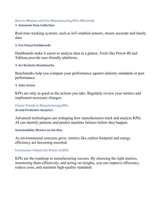 Ultimate Guide to KPIs in Manufacturing kpi manufacturing.pdf